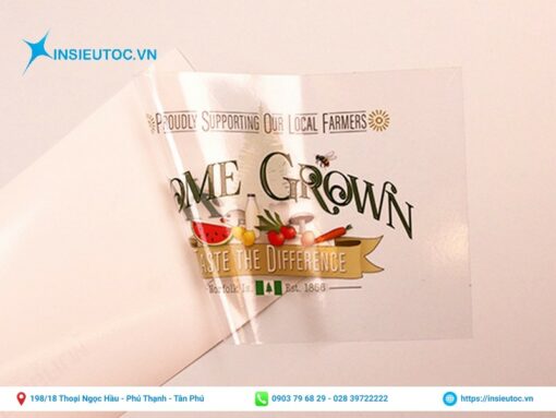 In Decal Trong Suốt Giá Rẻ Lấy Liền Tại TP.HCM | In Siêu Tốc