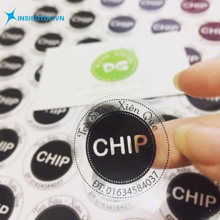 In Decal Trong Suốt Giá Rẻ Lấy Liền Tại TP.HCM | In Siêu Tốc