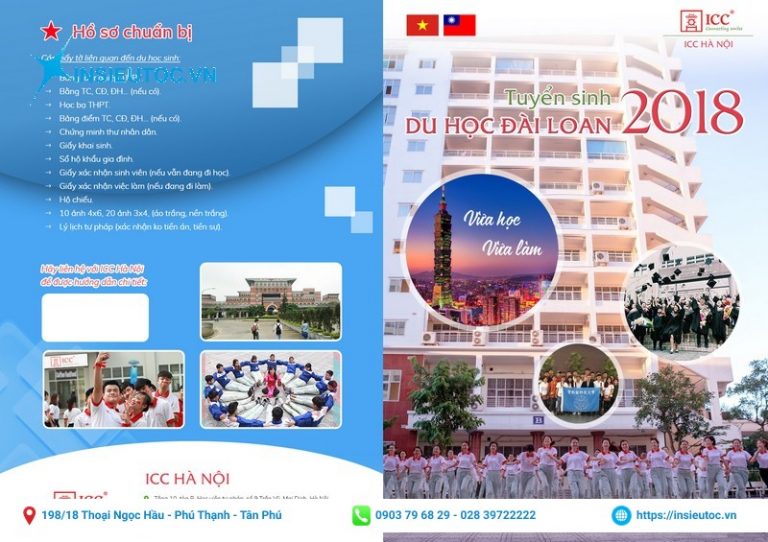 Tờ Rơi Du Học, thiết kế mẫu Tờ Rơi Tuyển Sinh Du Học bắt mắt