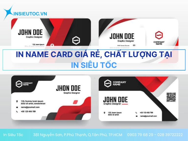Dịch Vụ In Name Card Giá Rẻ TpHCM | Xưởng In Nam Card Giá Rẻ