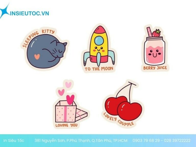 99+ Mẫu sticker cute, dễ thương được ưa chuộng - In Siêu Tốc
