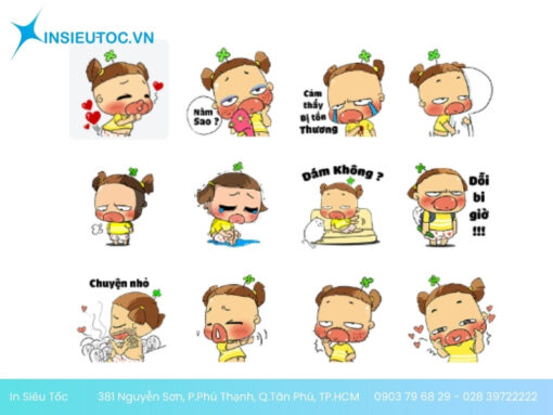 11+ Mẫu bộ Sticker Zalo hài hước, dí dỏm, độc lạ, dễ thương