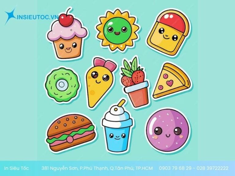 99+ Mẫu sticker cute, dễ thương được ưa chuộng - In Siêu Tốc