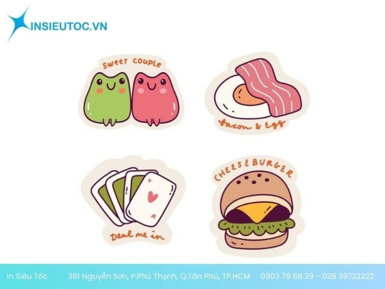 99+ Mẫu sticker cute, dễ thương được ưa chuộng - In Siêu Tốc