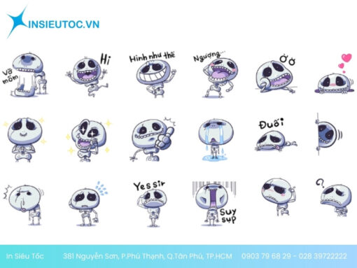 11+ Mẫu bộ Sticker Zalo hài hước, dí dỏm, độc lạ, dễ thương