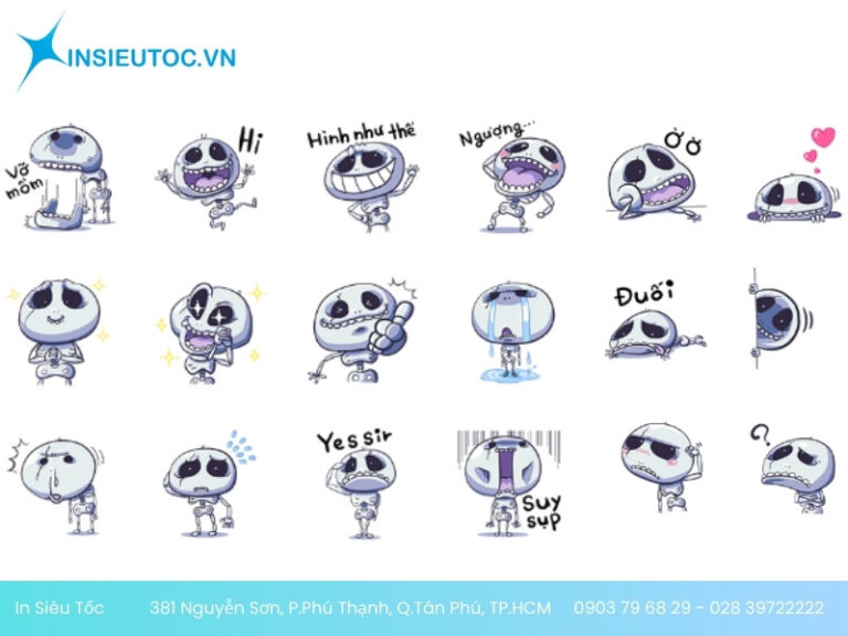 11+ Mẫu bộ Sticker Zalo hài hước, dí dỏm, độc lạ, dễ thương