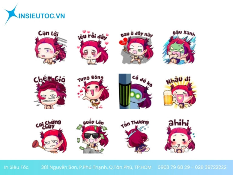 11+ Mẫu bộ Sticker Zalo hài hước, dí dỏm, độc lạ, dễ thương