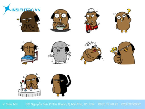 11+ Mẫu bộ Sticker Zalo hài hước, dí dỏm, độc lạ, dễ thương