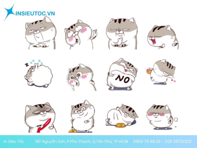 11+ Mẫu bộ Sticker Zalo hài hước, dí dỏm, độc lạ, dễ thương