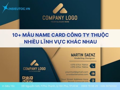 10+ mẫu name card công ty đẹp, chuyên nghiệp và ấn tượng