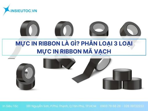 Mực in Ribbon là gì? 3 loại mực in Ribbon mã vạch phổ biến