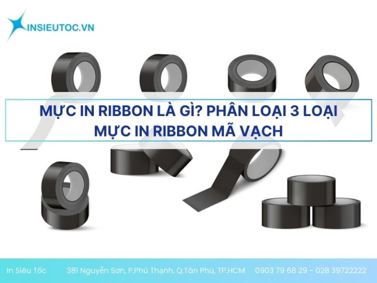 Mực in Ribbon là gì? 3 loại mực in Ribbon mã vạch phổ biến